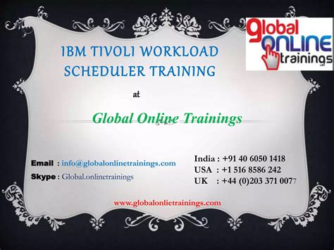 Ibm Tivoli Workload Scheduler Training Pptx