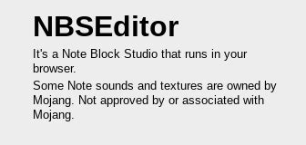 GitHub TheGreatFoxxy NBSEditor It S Like A Note Block Studio But As A Website Runs In Your