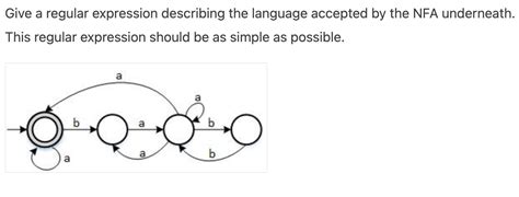 solved give a regular expression describing the language