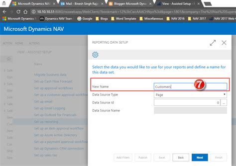 Microsoft Dynamics Nav By Binesh And Shilpa Reporting Data Setup Tool In Microsoft Dynamics Nav 2017