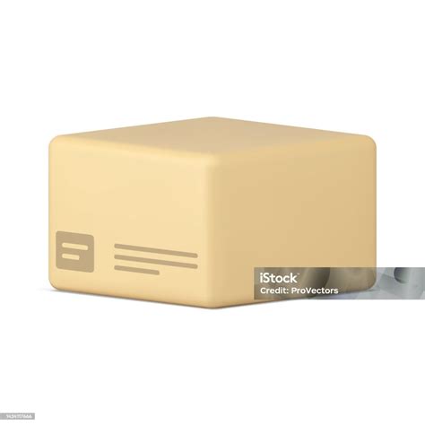 아이소메트릭 밀폐 골판지 상자 배달 패키지 현실적인 3d 아이콘 장식 디자인 벡터 3차원 형태에 대한 스톡 벡터 아트 및 기타 이미지 3차원 형태 공예 나무 상자