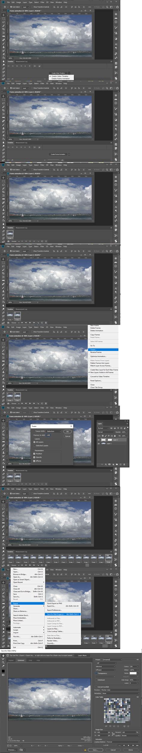 Solved Why Isnt My Create Frame Animation Pulldown Wor Adobe