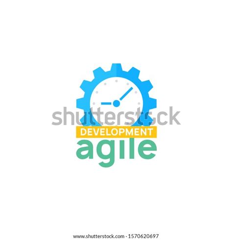 Agile Icon Methodology Vector Development Scrum เวกเตอร์สต็อก ปลอดค่า