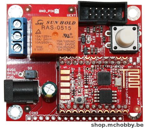 ESP Under MicroPython Using Th MOD IO Board UEXT Connector MCHobby Le Blog