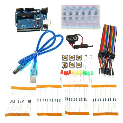 Basic Learning Starter Kits For Diy Resistors Kit For Uno R3 Board
