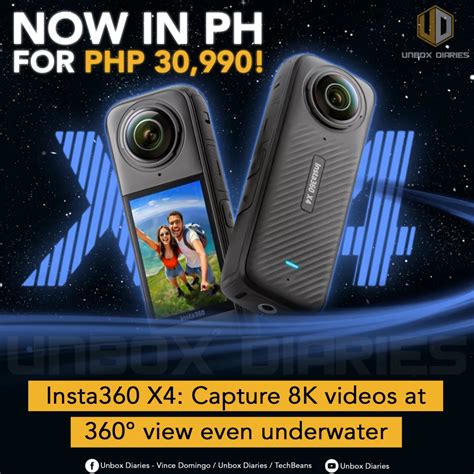 Insta360 X4 Capture 8k Videos At 360° View Even Underwater Unbox Diaries