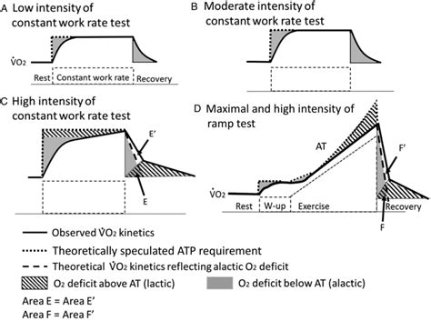 Schematic Diagram Of O2 Deficit And O2 Debt Of Ramp Tests And Constant