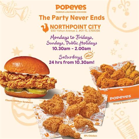 Popeyes Singapore Menu Prices Updated 2024