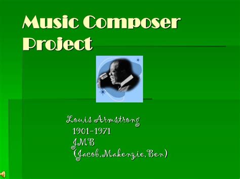 PPT Music Composer Project PowerPoint Presentation Free Download ID