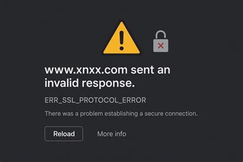 sent an invalid response err ssl protocol