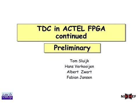 Ppt Tdc In Actel Fpga Continued Powerpoint Presentation Free
