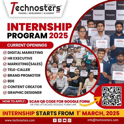 Internship2025 Technosters Digitalmarketing Hrinternship Technosters Technologies Opc Pvt