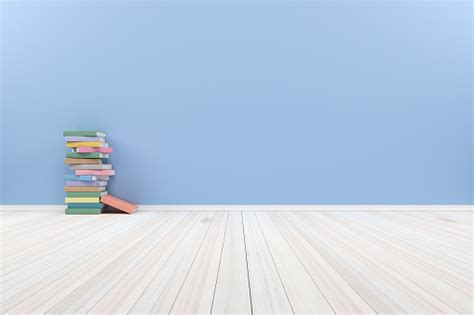 빈 인테리어 파스텔를 가진 방 나무 바닥 및도 서 제품의 디스플레이 대 한 3d 이미지를 렌더링 0명에 대한 스톡 사진 및 기타 이미지 Istock