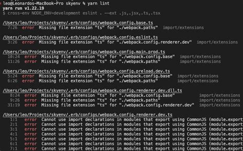 Problems In Import Paths Of All Files Eslint · Issue 3409 · Electron React Boilerplate