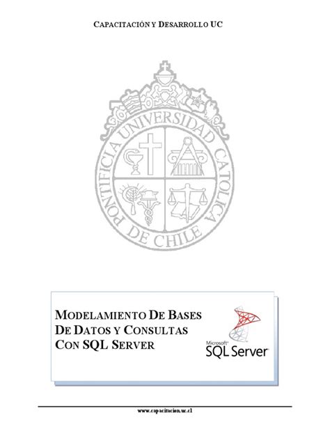 manual modelamiento de bases de datos y consultas con sql server pdf