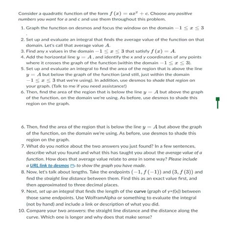 Solved Consider A Quadratic Function Of The Form Fxax2c