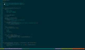 Go Vim Normal Mode Shows Tabs As 1 Char Wide Not Aligned To Left