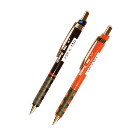 عدد 2 قلم رصاص ميكانيكي سنون 07 مل أحمر وأسود Rotring جوميا مصر