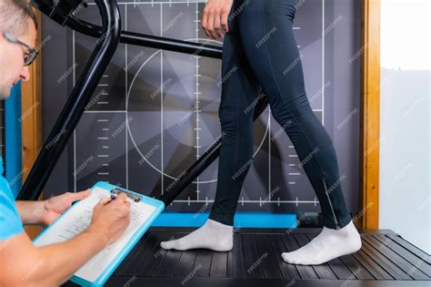 Premium Photo Walking Gait Analysis On Treadmill