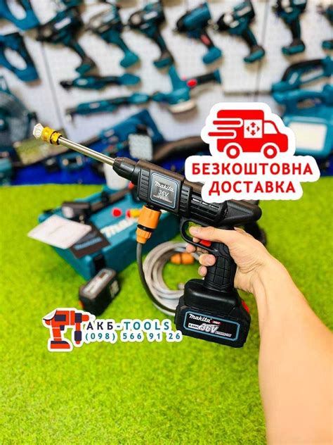 Мойка высокого давления Makita Аккумуляторная мойка 36V-8A 230л/год: 3 ...