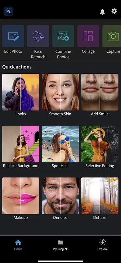 Workspace Basics In Photoshop Express