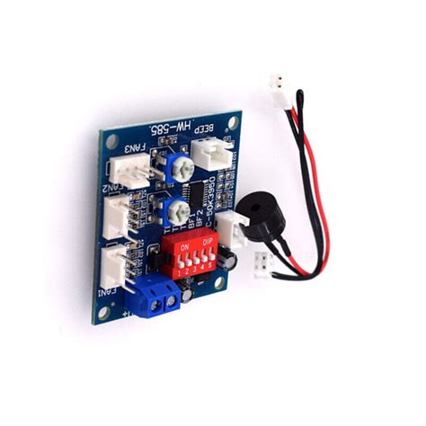 Dc 12v 5a Pwm Pc Cpu Fan Temperature Control Speed Controller Module Buzzer Ebay