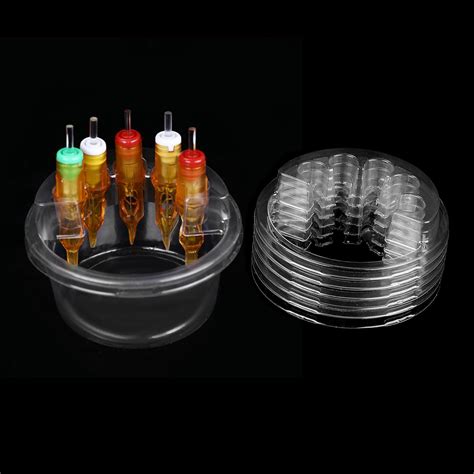 Yilong 20pcs Disposable Tattoo Cartridge Cup Holder Plastic