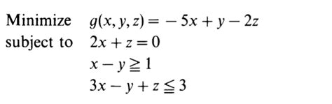 Solved Solve The Non Canonical Linear Programming Problems
