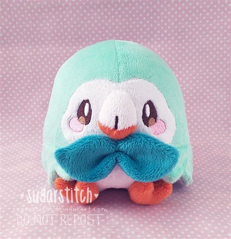 Pokemon Ooak Shiny Rowlet By Sugarstitch On Deviantart
