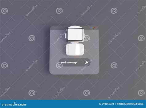 3d Computer Ai Robot Chatbot Web Uiux Software Ai Programming Algorithms Stock Illustration