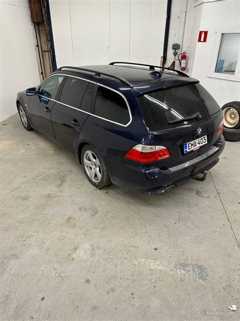 BMW 525 E61 Nahkasisusta Vetokoukku Huoltokirja Yms Farmari 2005