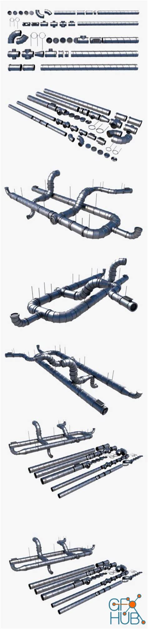 3d Model Ventilation System 50850