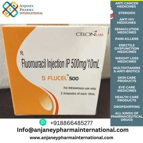 Fluorouracil Injection 5 Flucel 500 Mg At Best Price In Surat