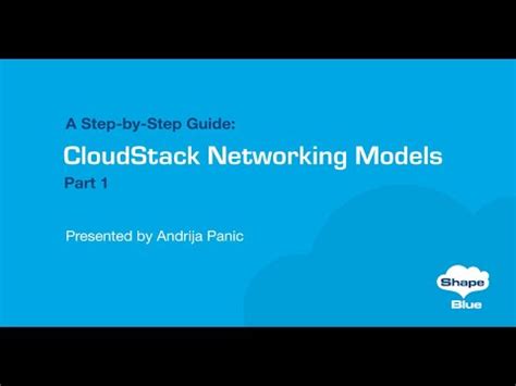 CloudStack Networking Models A Step By Step Guide Part 1 YouTube