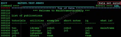 Ispf Ps File Management