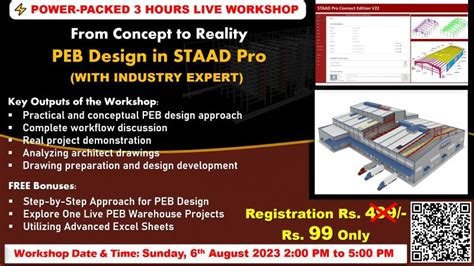 Jitendra Kashyap On Linkedin 💐 Steel Peb Design By Using Staad Pro Practical Approach 💐 3 Hrs…
