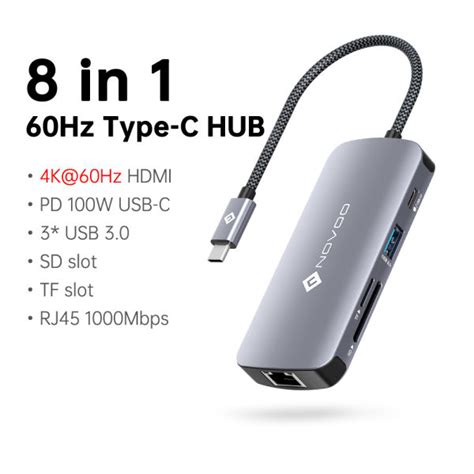 Dropship In Triple Display Usb C Hub Type C To Hdmi Vga Multi Usb Splitter Pd W
