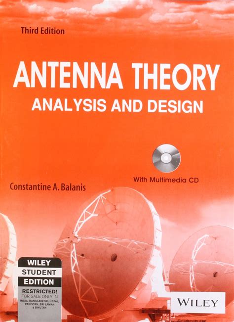 Antenna Theory Analysis And Design 3rd Ed Br