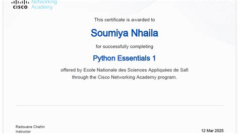Python Essential 1 Official Certification In Python Programming