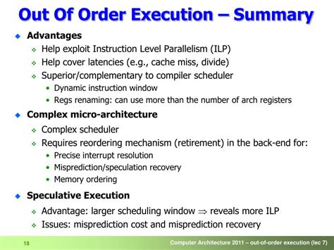 PPT Computer Architecture Out Of Order Execution PowerPoint Presentation ID 3732891