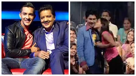 When Udit Narayans Son Aditya Narayan Was Kissed And Proposed By A Fan On Tv