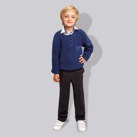 Свитер AmaroBaby цвет синий AB-OD21-KNIT26/20 купить по цене 812 ₽ в ...