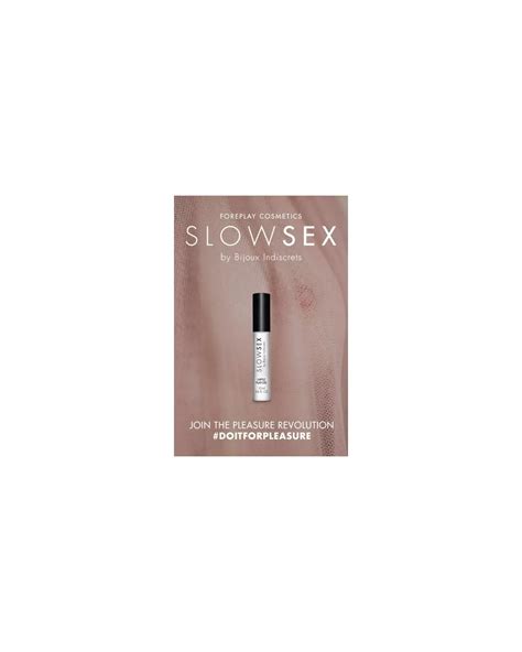 Gel Stimulant Tétons Slow Sex 10ml Plaisir Sensuel Intime