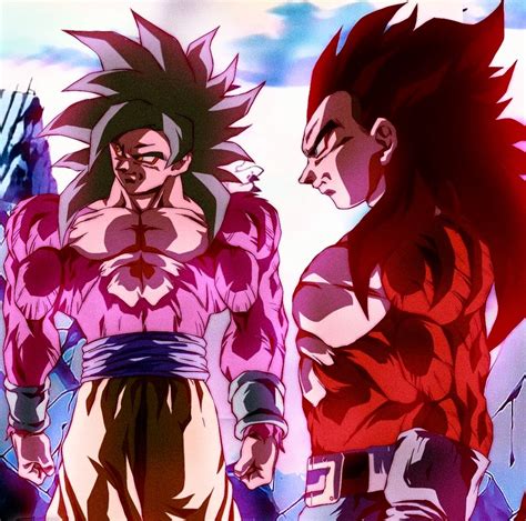 Goku Ssj4 Y Vegeta Ssj4 By Davidferres On Deviantart