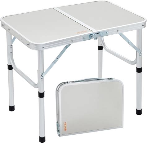 Vevor Table De Camping Pliante Hauteur Réglable Table Dappoint