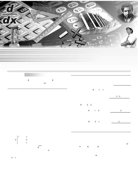 self theory function limit continuity differentiability pdf