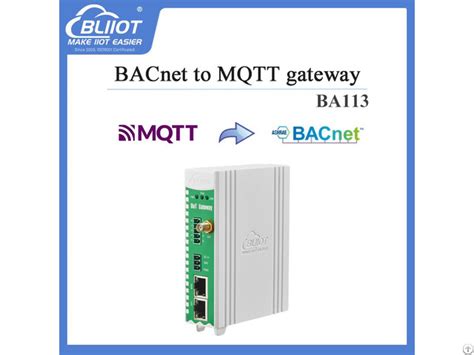 Bliiot Rs Modbus Bacnet Protocol To Mqtt Ibms For Production Monitoring And Control