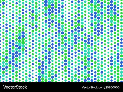 Abstract Colored Hexagon Shape Pattern Digital Vector Image