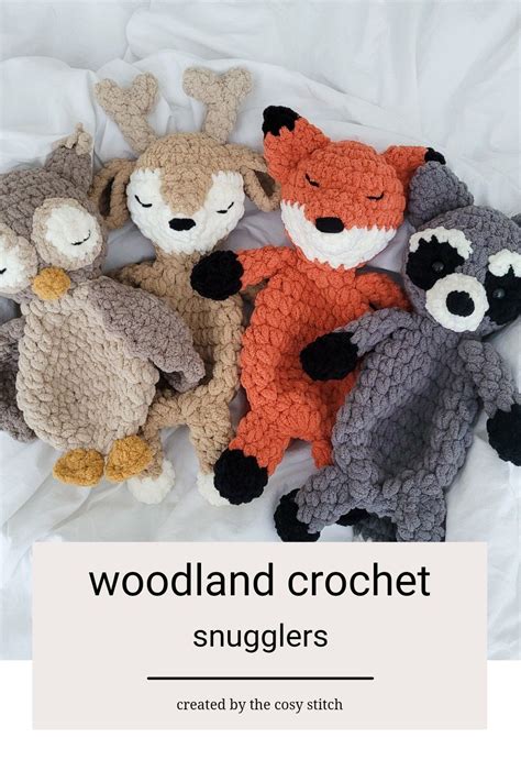 Woodland Crochet Snugglers Crochet Animals Free Patterns Crochet