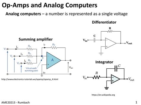 Op Amps And Analog Computers Ppt Download
